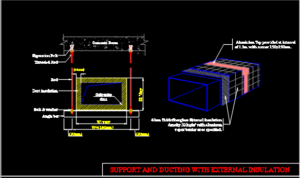 Support & Ducting with External and Internal Insulation - Mepengineerings