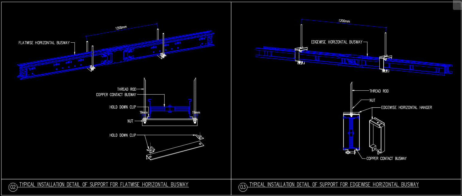 INSTALLATION DETAIL SUPPORT OF BUSWAY - Mepengineerings