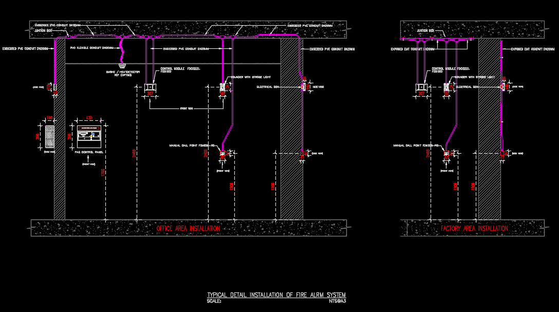 FIRE ALARM DRAWING INSTALLATION DETAIL - Mepengineerings