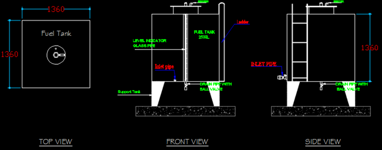 FUEL TANK DRAWING DETAIL - Mepengineerings