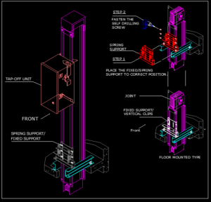 SPRING AND FIXED SUPPORT FOR BUSWAY - Mepengineerings